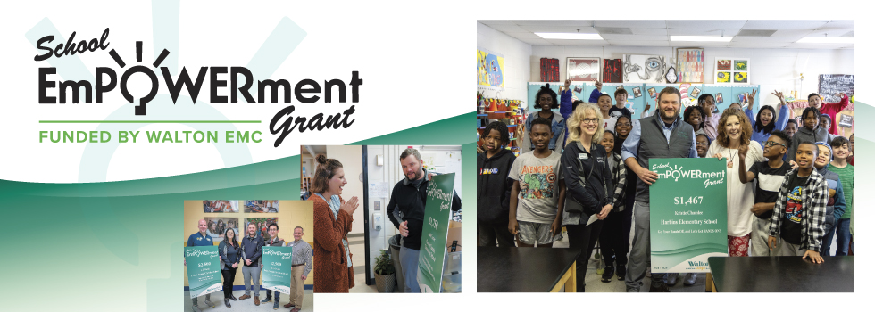 The check presentations were met with broad smiles and sometimes ...